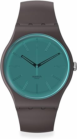 Amazon.com: Swatch New Gent Biosourced Unisex Watch Casual Polymer ...