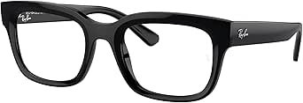 Ray-Ban RX7217 Eyeglasses Bundle: RX 7217 8260 Chad Black and Universal ...