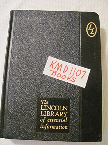 The Lincoln Library of Essential Information Volume II: various: Amazon ...