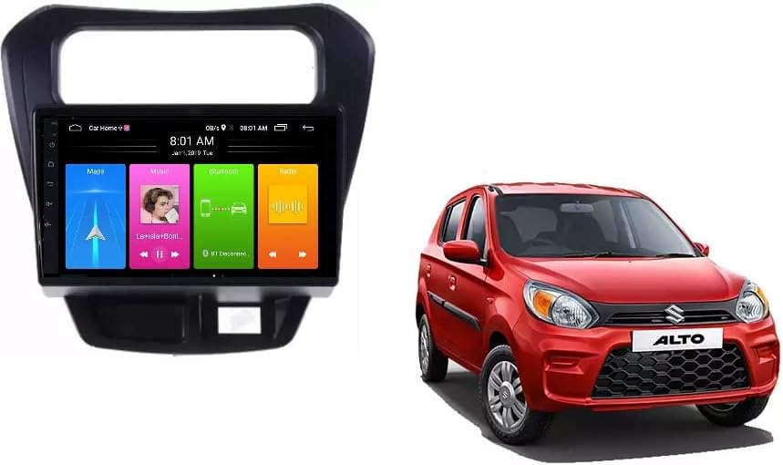 Maruti Alto 800 9inch 1280P HD IPS Car Android Display with Gorilla ...