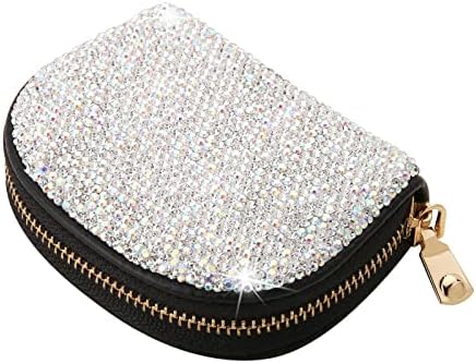 Amazon.com: AsAlways RFID Rhinestone Credit Card Holder Multilayer ...