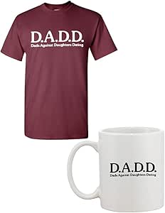 Amazon.com: DADD Dad Against Daughters Dating Funny White Mug and Adult ...