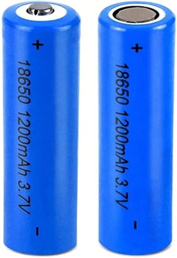 Amazon.com: 18650 Batteries 3.7V 1200mAh Lithium li-ion Rechargeable Battery, Li-ion Icr 18650 ...