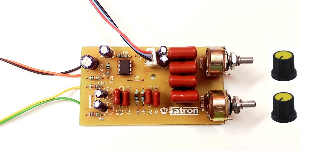 Buy ERH India 4558 Based Bass Treble Pre-Amplifier Tone Board Audio ...