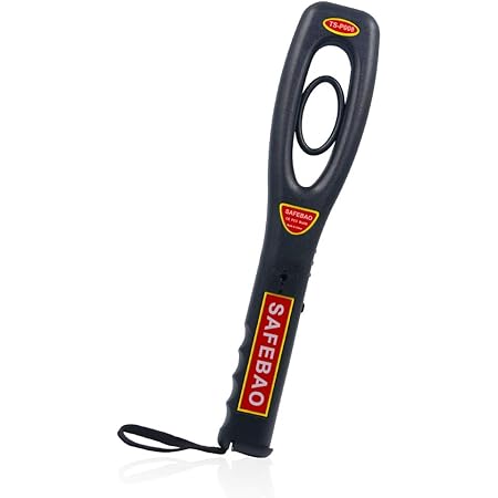 Amazon.com : Handheld Metal Detector Security Portable Adjustable ...