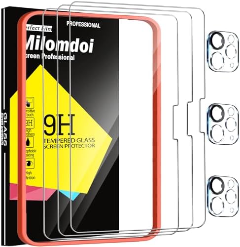 Amazon.com: Milomdoi 3 Pack Screen Protector for iPad Pro 13 Inch 2024 7th Generation with 3 ...