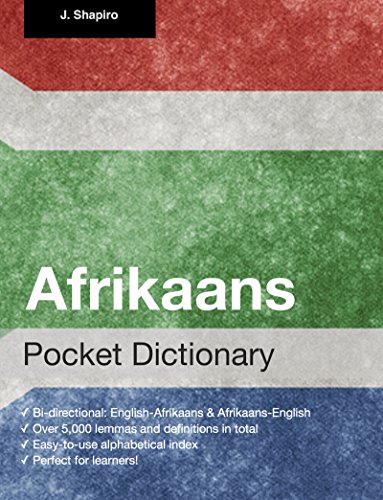 Afrikaans Pocket Dictionary - Kindle edition by Shapiro, John ...