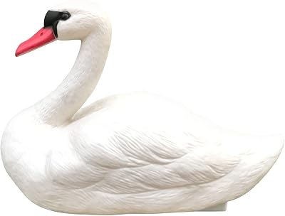 Amazon.com : PondH2o Full Size Floating White Mute Swan Decoy, Plastic ...