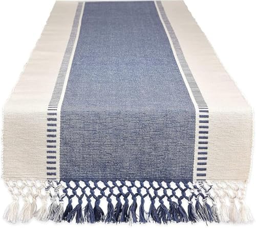 Amazon.com: yuboo Blue and White Table Runner Farmhouse Style - Coastal ...