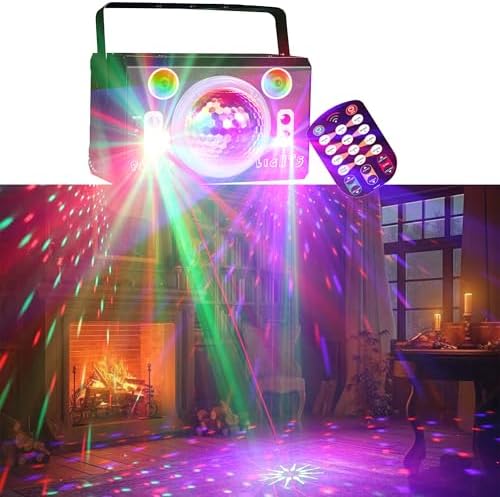Disco Lights Dsico Ball Party Lights Dj Dance Lights Strobe Stage Rave ...