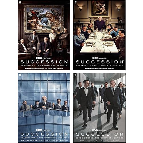 The Complete Scripts Succession: Season (1-4) Collection 4 Books Set By ...