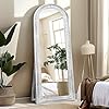 Amazon.com: ABSWHLM 65"x22" Arched Full Length Mirror with Stand Solid ...