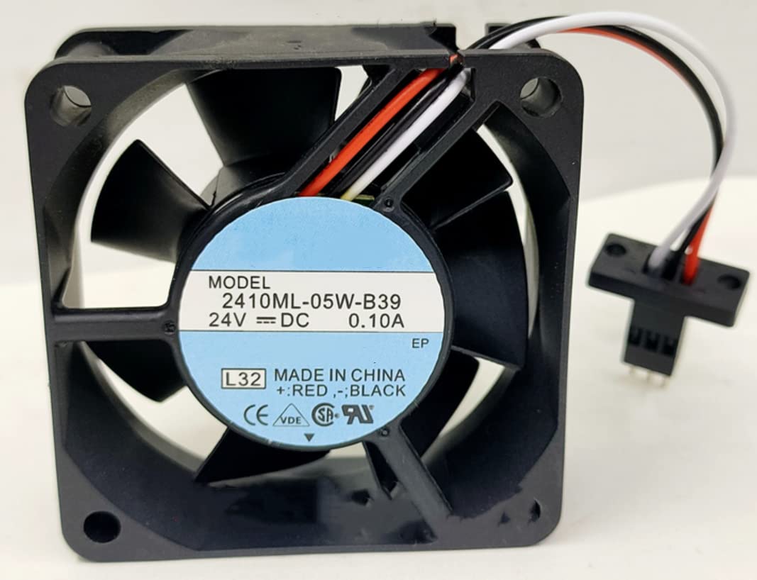Amazon.com: 6CM Fan 24V, for 6025 2410ML-05W-B39 24V 0.10A 60X60X25MM 3 ...