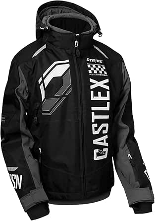 Amazon.com: Castle X Women's Strike G5 Jacket (Black/Charcoal/White - X ...