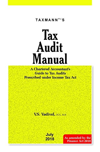 Buy Tax Audit Manual-A Chartered Accountants's Guide to Tax Audits ...