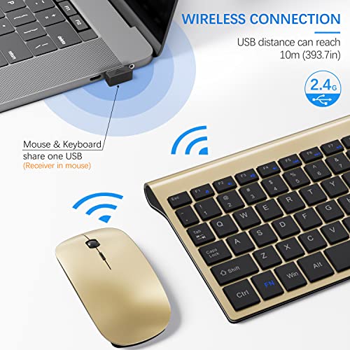 Snapklik.com : TopMate Wireless Keyboard And Mouse Ultra Slim Combo ...