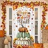 Amazon.com: Rvsticty Fall Door Cover Happy Fall Yall Photo Backdrop for ...