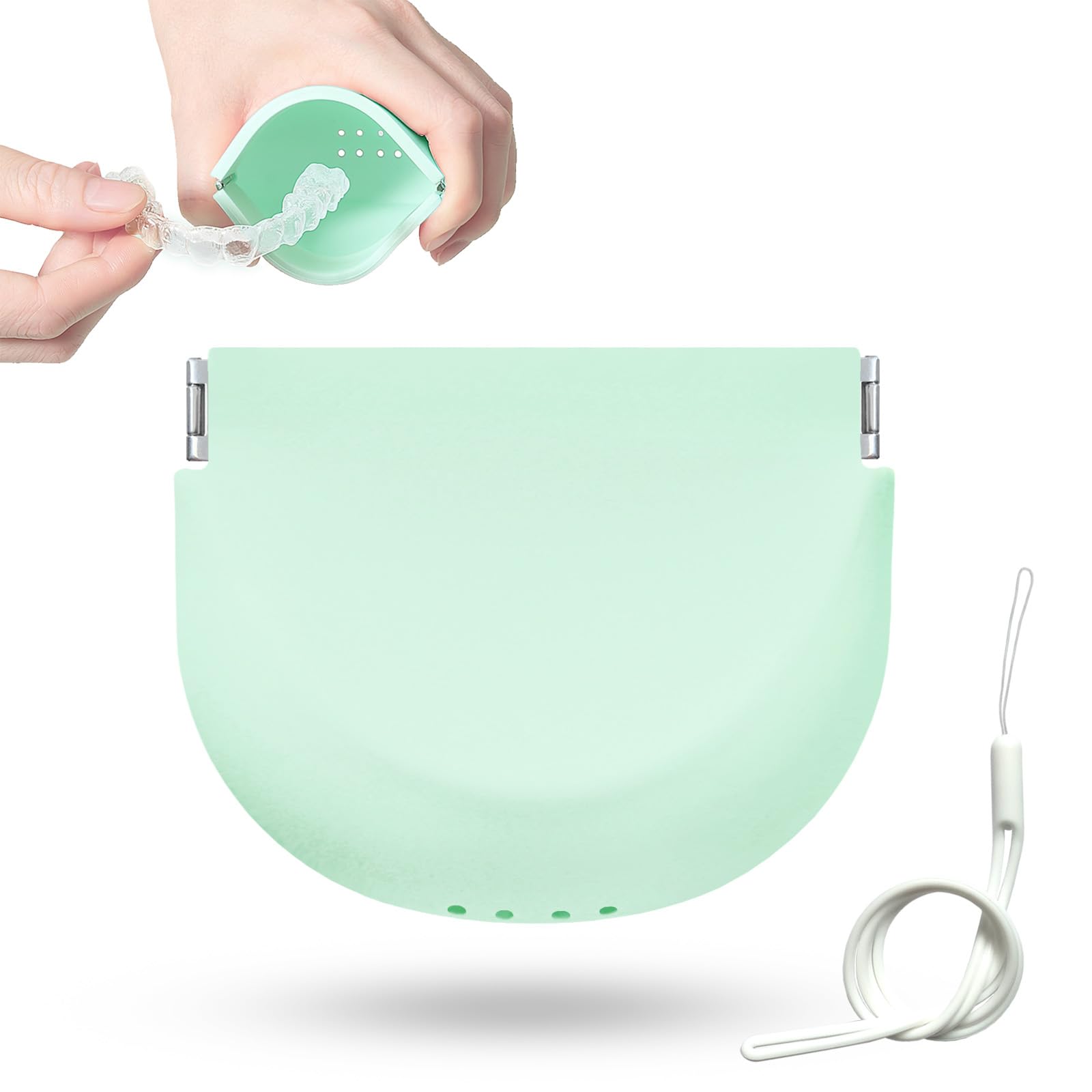 Amazon.com : Silicone Retainer Case Upgraded Cute Aligner Case Slim ...