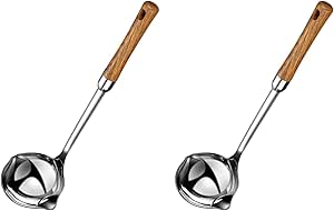 Amazon.com: Housoutil 2PCS Fat Separator,Stainless Steel Oil Separator ...