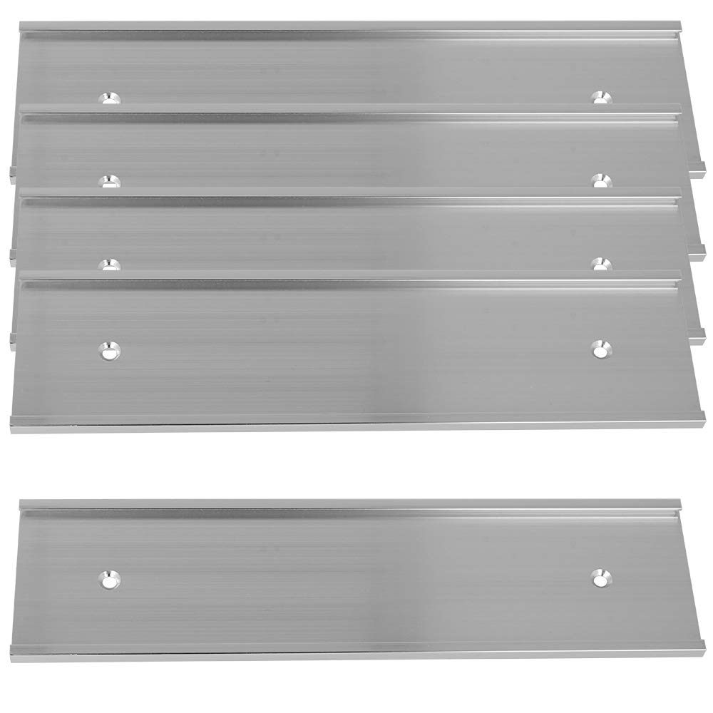 ExcelMark 2" x 8" Aluminum Wall Mounted Name Plate Holder - Set of 5 ...