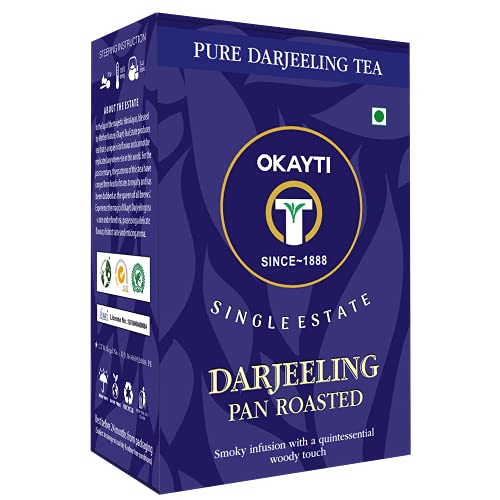 OKAYTI DARJEELING PAN ROASTED | DARJEELING TEA | BLACK TEA (100GM ...