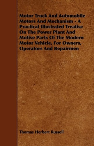 Buy Motor Truck And Automobile Motors And Mechanism - A Practical ...