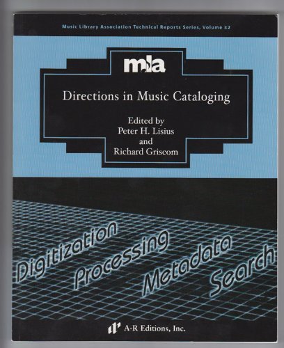 Amazon.co.jp: Directions in Music Cataloging (Music Library Association ...