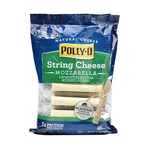 Amazon.com: Kraft Natural Cheese Snacks Polly-O Mozzarella String ...