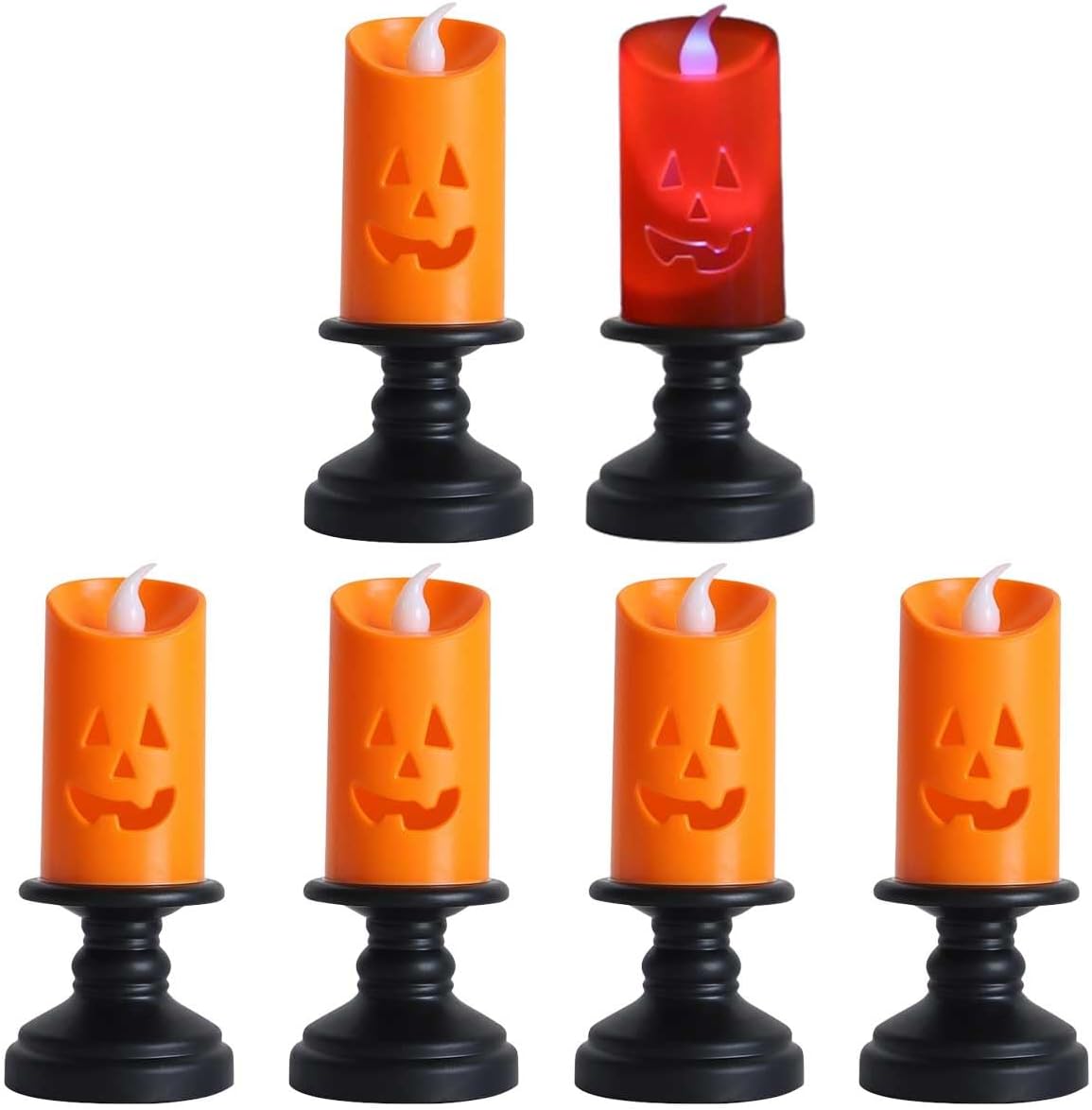 Amazon.co.jp: monoii ハロウィン 飾り かぼちゃ ハロウィーン 飾り付け 6個セット led インテリア 小物 装飾 ...