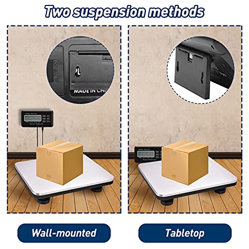 Snapklik.com : Accurate Shipping Scale 440-660lbs LCD Digital Postal ...