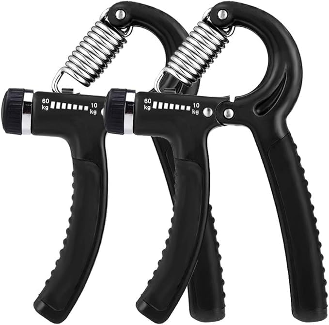 KUYING 2 Pack Hand Grip Strengthener, Finger Grip Exerciser, Adjustable ...