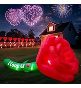 Amazon.com: AerWo 7FT Valentines Day Inflatables Outdoor Decorations ...