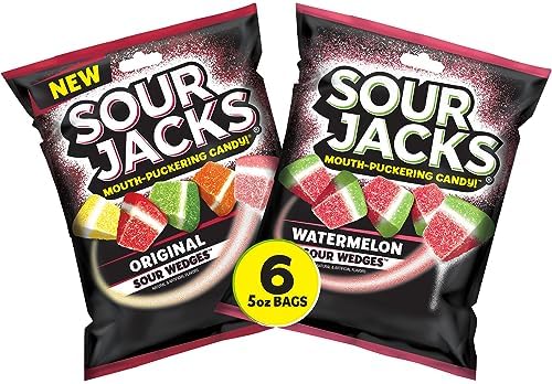Amazon.com : Sour Jacks Candy Gummy Snacks Variety Pack, Original ...