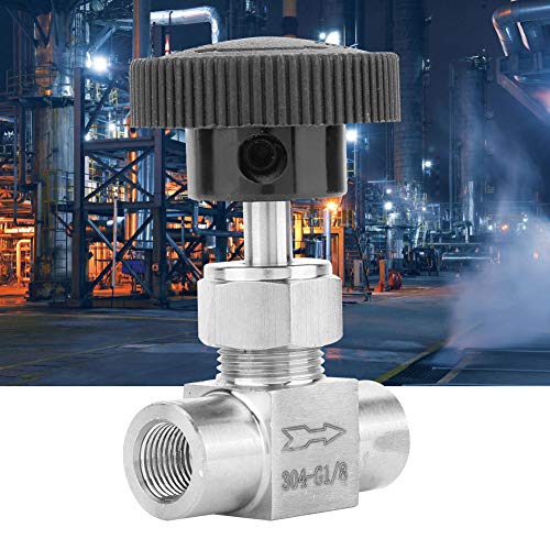 Needle Valve Stainless Steel, BSPP Female Thread Straight Needle Valve ...