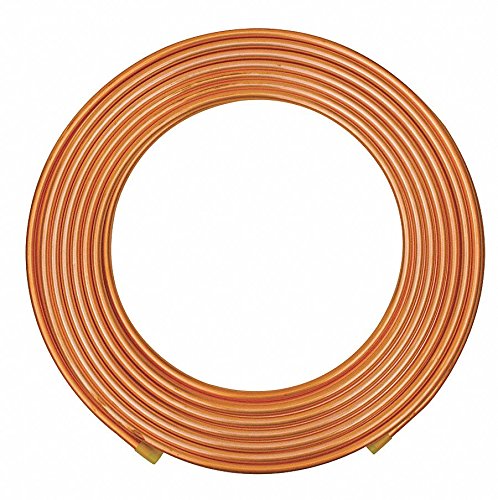 Mueller Industries 100 ft. Soft Coil Copper Tubing, 5/8" Outside Dia, 0 ...