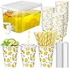 Amazon.com | 151 Pcs Lemonade Stand Supplies Lemonade Stand Kit Plastic ...
