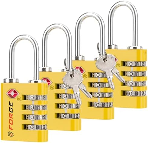 Amazon.com: Forge Dual-Opening: Key or Combination Access Lock, TSA ...