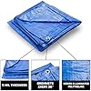 Grizzly Tarps by B-Air 8' x 10' Large Multi-Purpose Waterproof Heavy ...