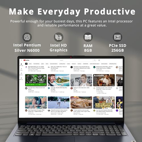 Snapklik.com : IdeaPad 15.6 FHD Laptop, Intel Pentium Silver N6000 ...