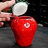 Amazon.com - Strawberry Shaped Jar with Lid, Strawberry Shaped Canister ...