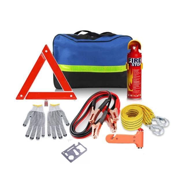CBEX Emergency Car Kit, Roadside Car Emergency Kit - First Aid Kit, LED ...