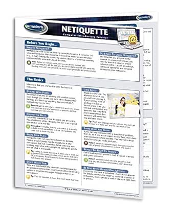 Amazon.com: Netiquette - Digital Citizenship - Internet Quick Reference ...