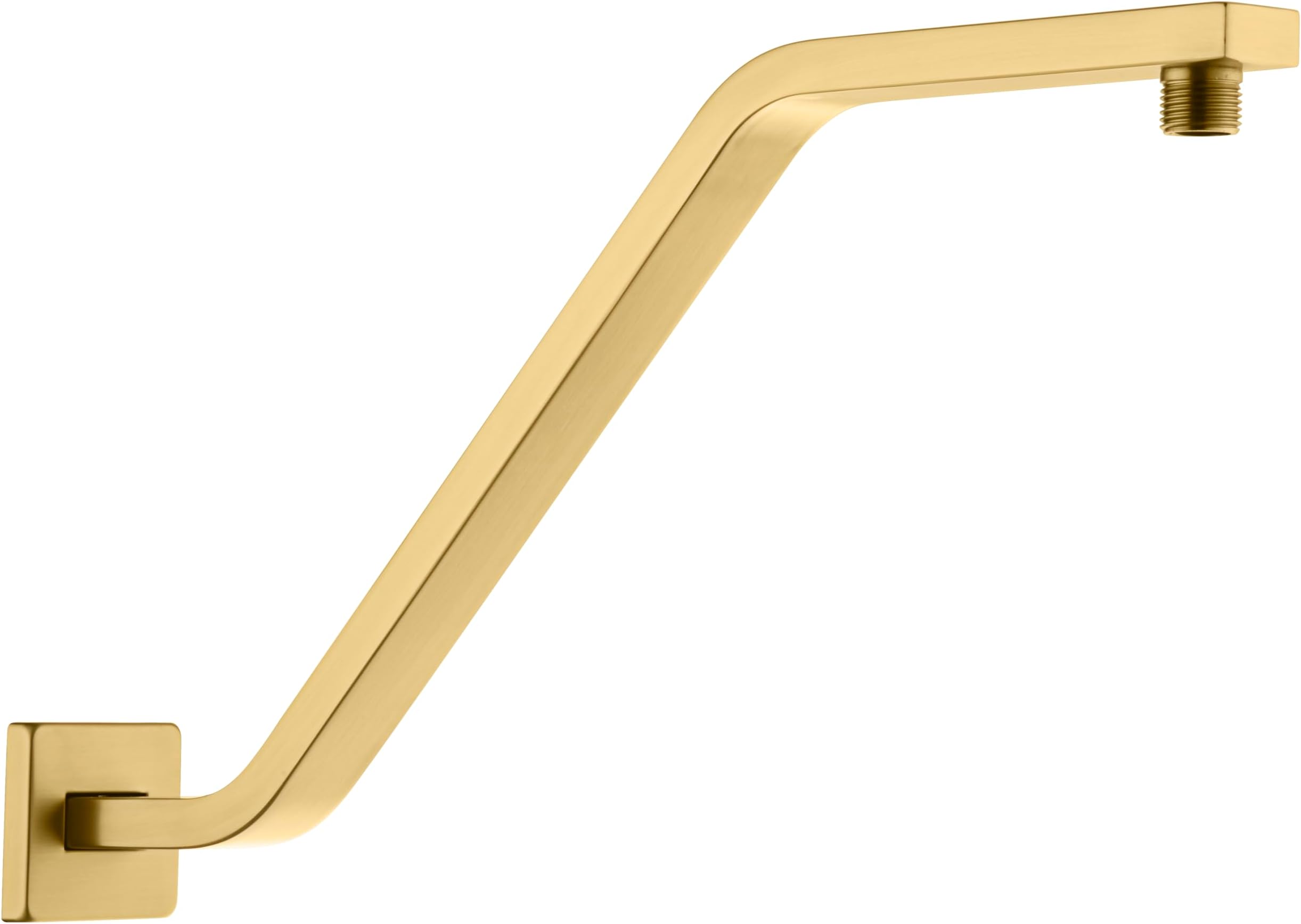 PHASAT S Shaped Shower Arm, High Rise Shower Arm with Flange,Shower Arm ...