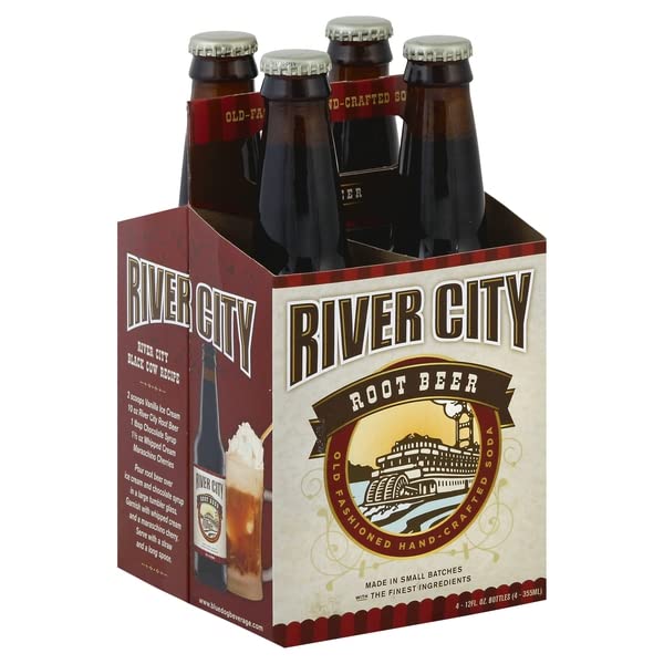 Amazon.com : River City Soda, Root Beer, 12 Fl Oz, 4 Pack : Grocery ...