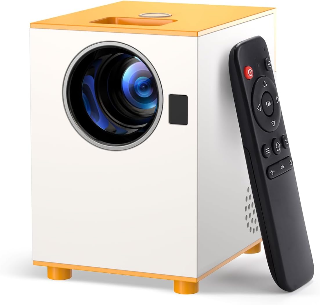 Amazon.com: Portable mini projectors LED micro projector 1080P home ...