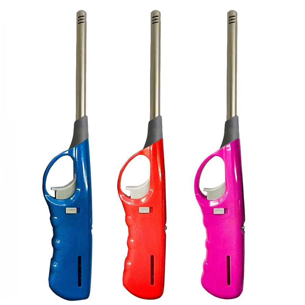 WOODSBRO 3 X Multipack Large BBQ Lighters With Large Flame Refillable ...