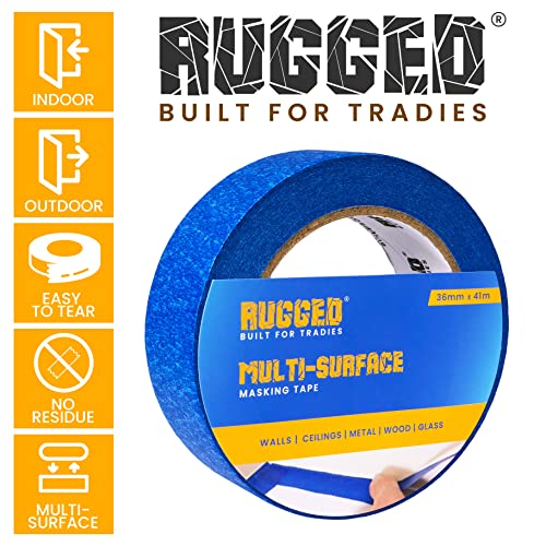 RUGGED Multi-Surface Premium Masking Tape – Painters Tape, Indoor ...