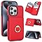 Amazon.com: EVOYORUI iPhone 15 Pro Max Phone case with Holder, Rotating Ring Holder, Lightweight ...