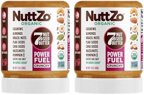 Amazon.com : Natural Power Fuel Crunchy Nut Butter by NuttZo | 7 Nuts ...
