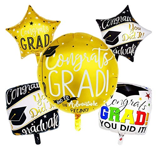 Buy Ballons & Accessories - 5pcs Graduation Balloons Graduation Gift ...